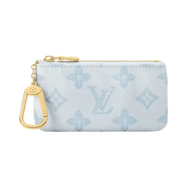LOUIS VUITTON Key Pouch Monogram - Blue