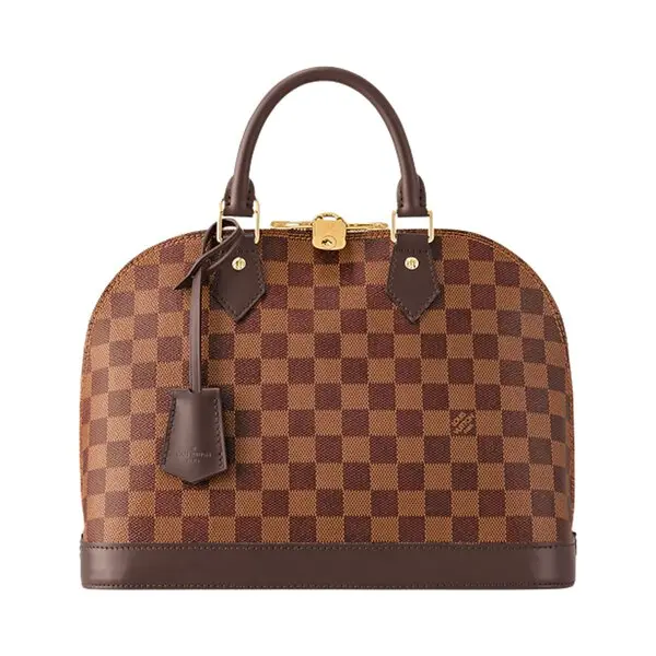 LOUIS VUITTON Alma Pm Damier Ebene Canvas - Brown