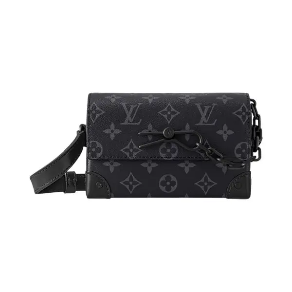 LOUIS VUITTON Steamer Wearable Wallet Monogram Eclipse Canvas - Black