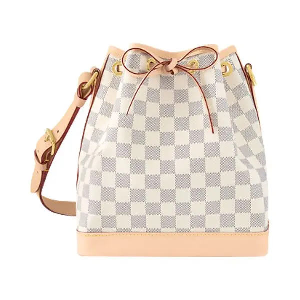 LOUIS VUITTON Noe Bb Damier Azur Canvas - White