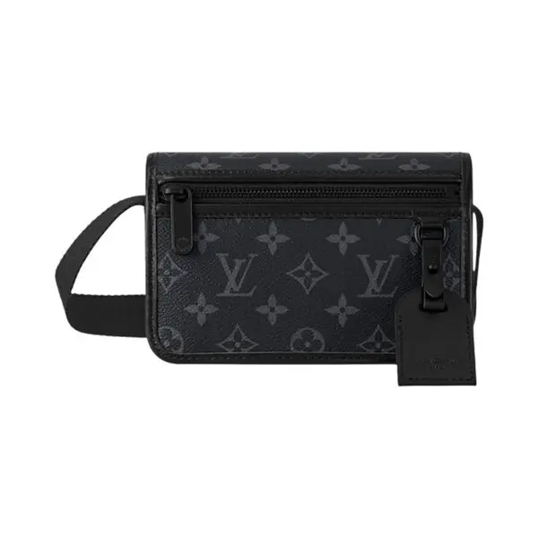 LOUIS VUITTON Bosphore Wearable Wallet Monogram Eclipse Canvas - Black