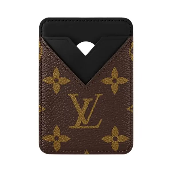 LOUIS VUITTON Magnetic Card Holder Monogram Canvas - Brown