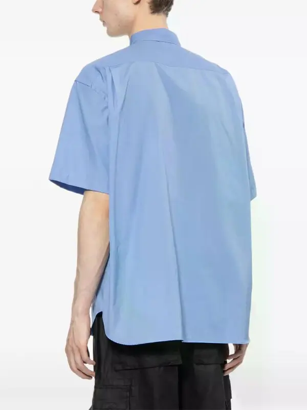 Comme Des Garçons Logo-embroidered Shirt