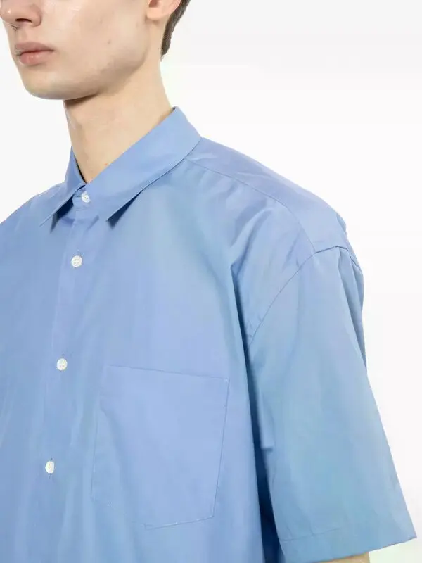 Comme Des Garçons Logo-embroidered Shirt