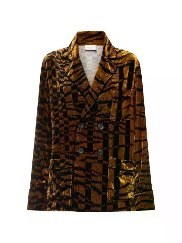 PIERRE-LOUIS MASCIA Animal-print Blazer