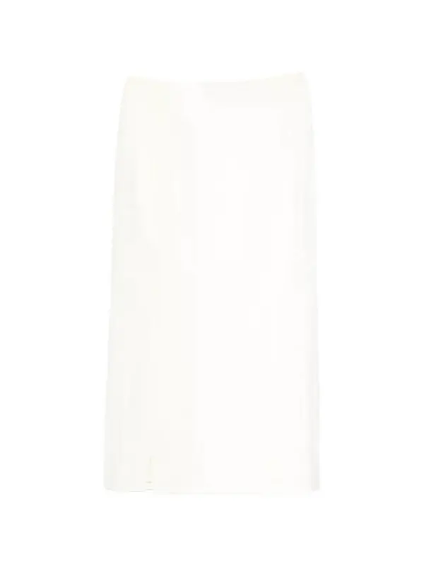 RÓHE Short Slit Midi Skirt