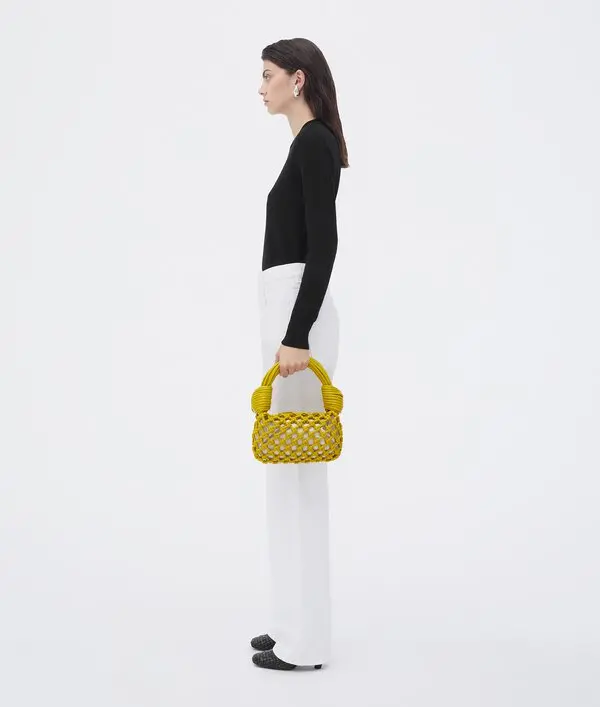 Bottega Veneta Mini Double Knot Crochet Bag