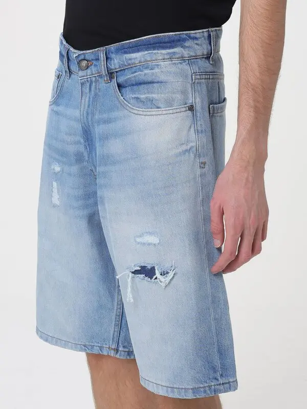 Just Cavalli Cotton Denim Shorts