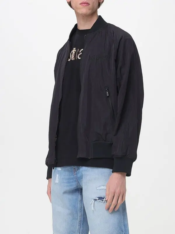 Just Cavalli Reversible Nylon Bomber Jacket