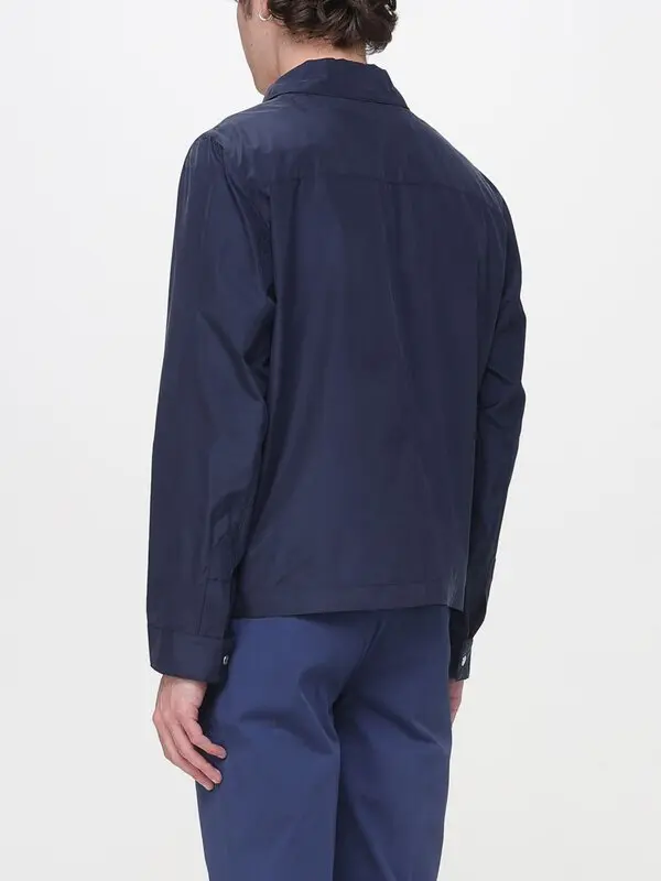 Brunello Cucinelli Silk Shirt Jacket - Blue