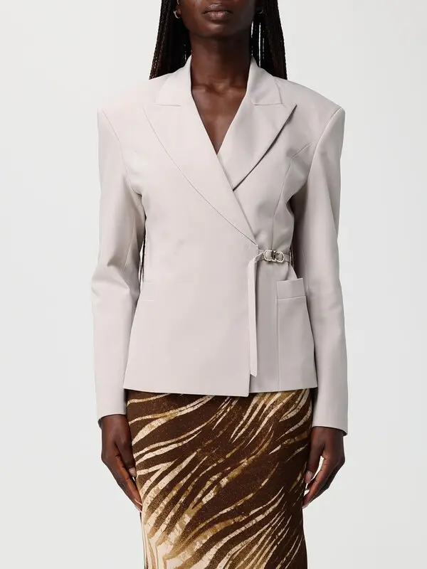 Just Cavalli Polyester Blazer With Ribbon