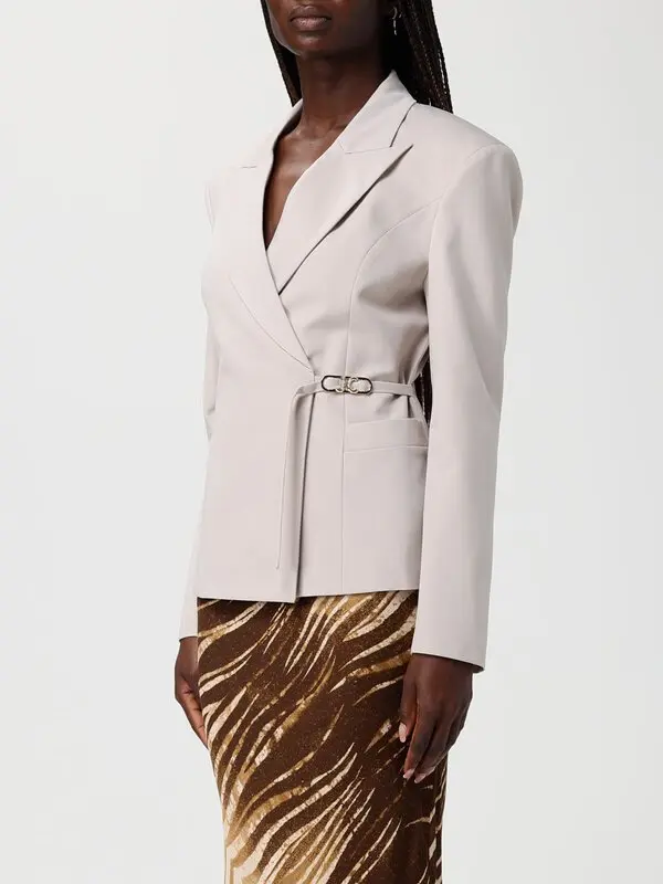 Just Cavalli Polyester Blazer With Ribbon