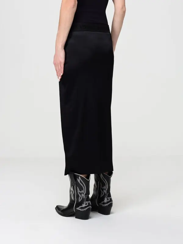 Versace Stretch Viscose Midi Skirt