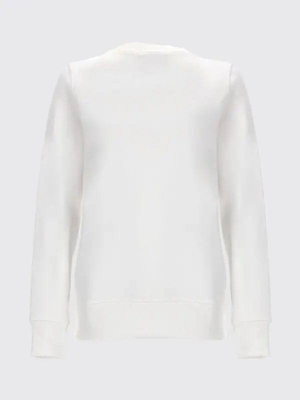 Versace Cotton Sweatshirt With Embroidered Logo - White 1