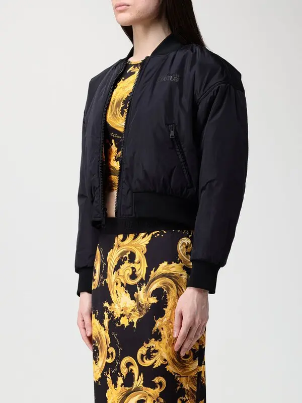 Versace Reversible Polyester Bomber Jacket