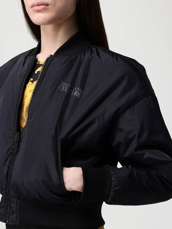 Versace Reversible Polyester Bomber Jacket