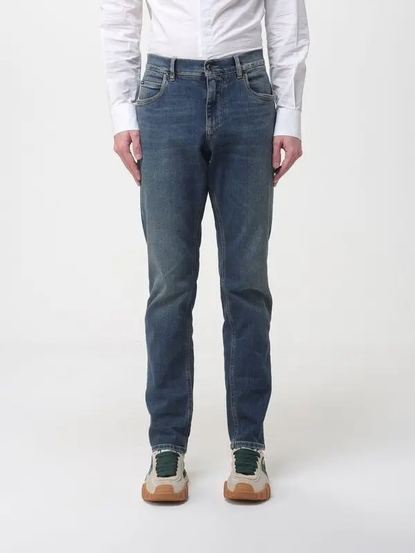 Dolce & Gabbana Slim Fit Stretch Denim Jeans - Blue