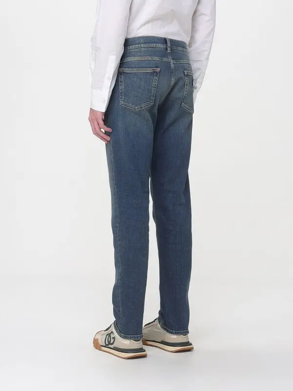 Dolce & Gabbana Slim Fit Stretch Denim Jeans - Blue
