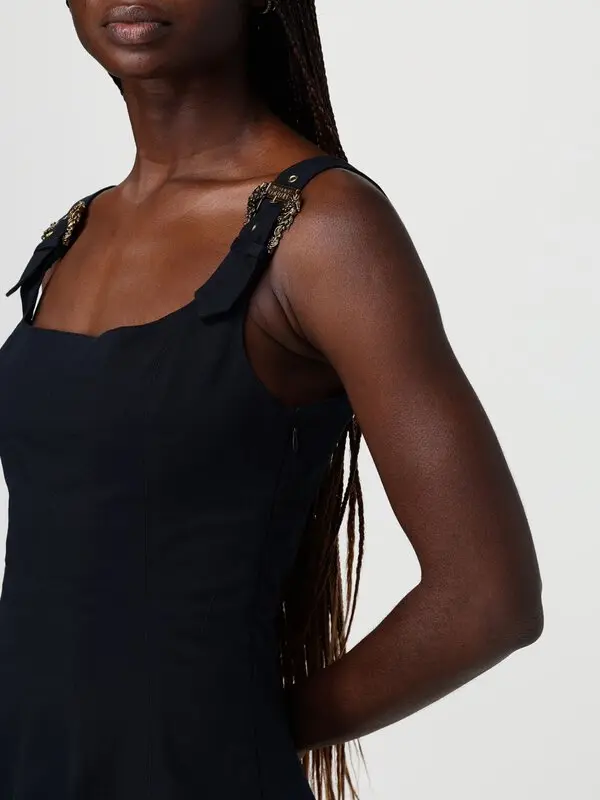 Versace Embellished Strap Dress