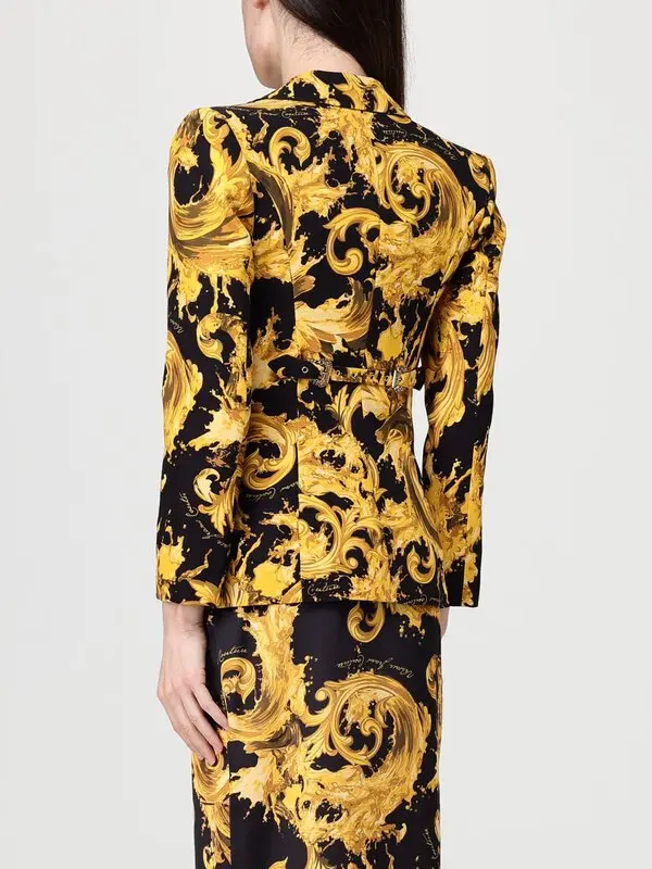 Versace Baroque Print Polyester Blazer