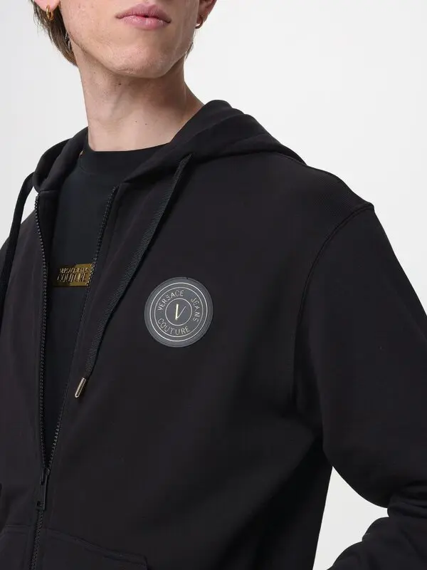 Versace Hooded Zip Sweatshirt