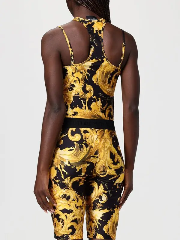 Versace Printed Jersey Bodysuit