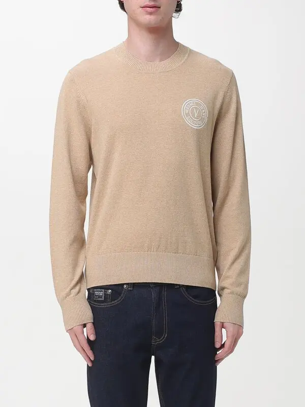 Versace Cotton Cashmere Crewneck Jumper