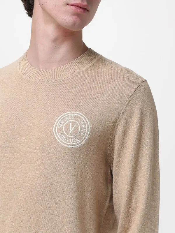 Versace Cotton Cashmere Crewneck Jumper
