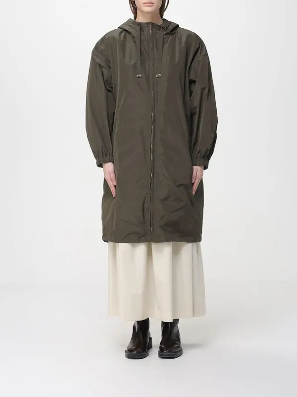 Max Mara Oversized Hooded Parka - Green
