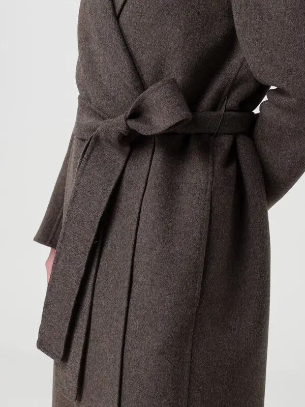 Max Mara Virgin Wool Coat - Red
