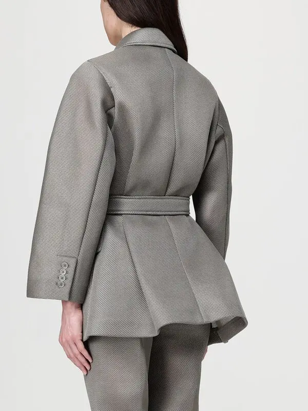 Max Mara Belted Textured Jacket