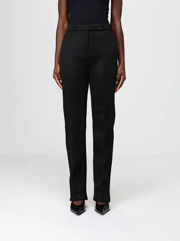 Max Mara Mesh Tailored Trousers - Black