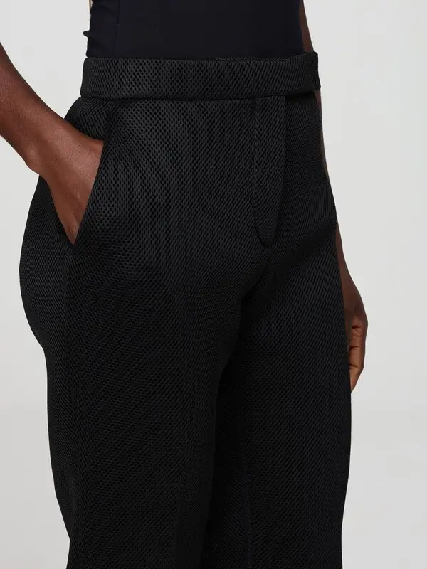 Max Mara Mesh Tailored Trousers - Black