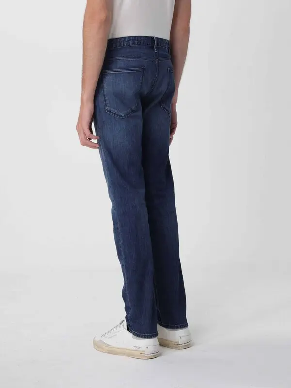 Emporio Armani Cotton Straight Jeans - Denim