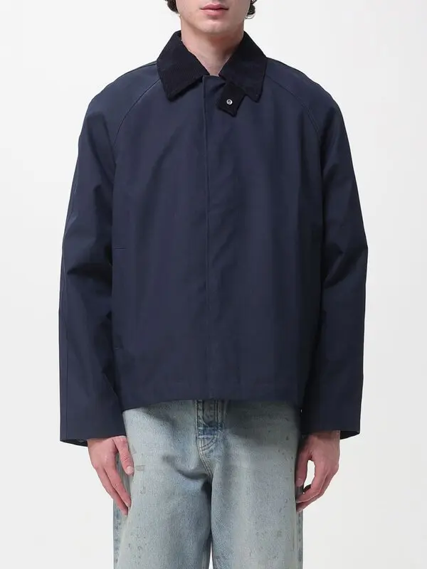 SUNFLOWER Relaxed Fit Shirt Jacket - Blue