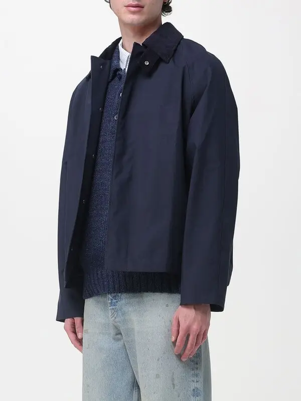 SUNFLOWER Relaxed Fit Shirt Jacket - Blue