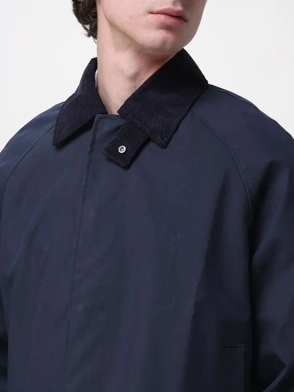 SUNFLOWER Relaxed Fit Shirt Jacket - Blue