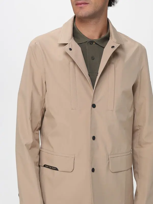 SAVE THE DUCK Lightweight Single-breasted Jacket - Camel