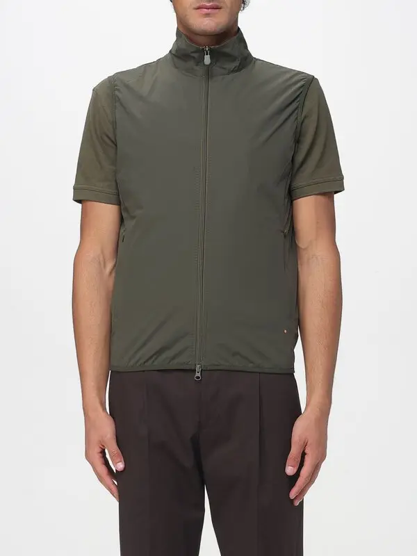 SAVE THE DUCK Zip Vest - Green