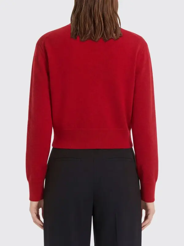 Tory Burch Wool Blend Crew Neck Jumper - Red