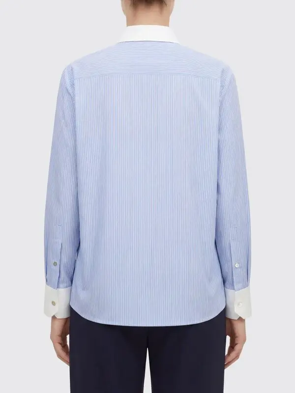 Tory Burch Striped Cotton Poplin Shirt
