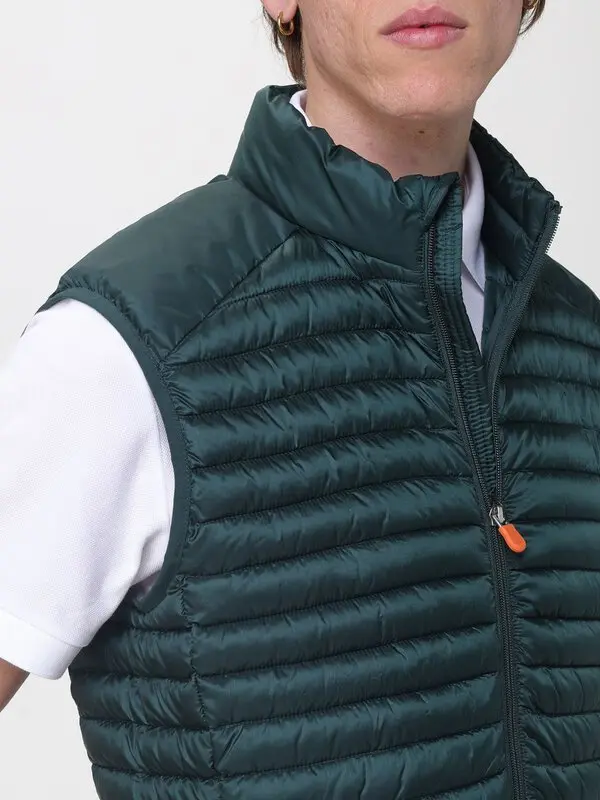 SAVE THE DUCK Padded Zip Puffer Jacket - Green