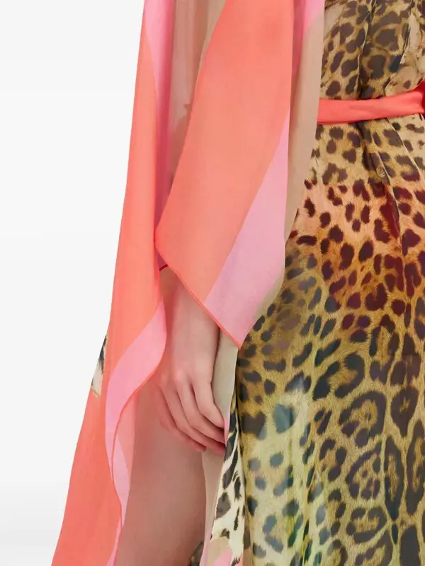 Roberto Cavalli Leopard Print Beachwear