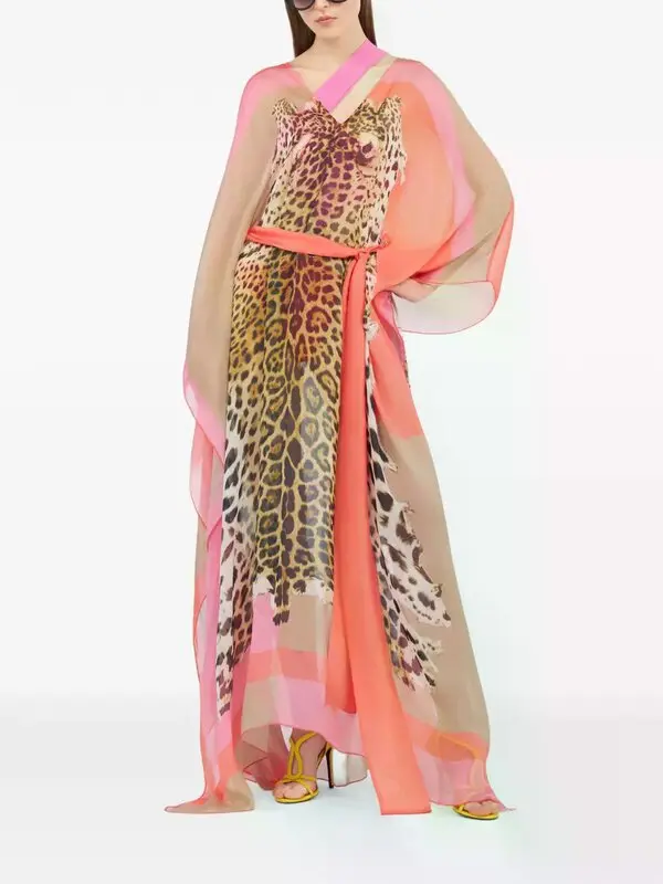 Roberto Cavalli Leopard Print Beachwear