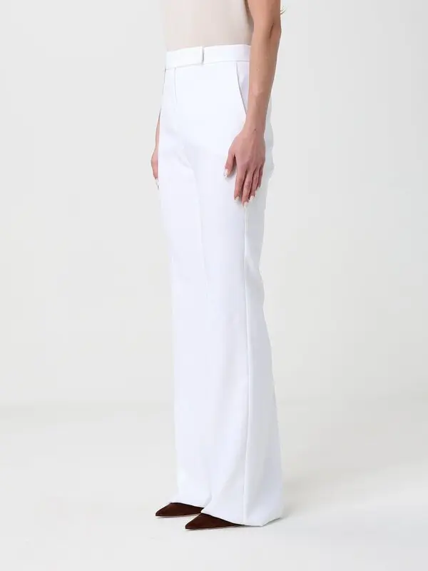 Max Mara Cecina Classic Cotton Trousers - White