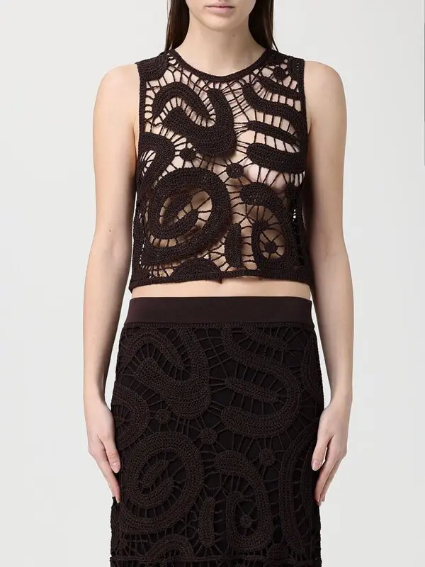 Pinko Crochet Sleeveless Top
