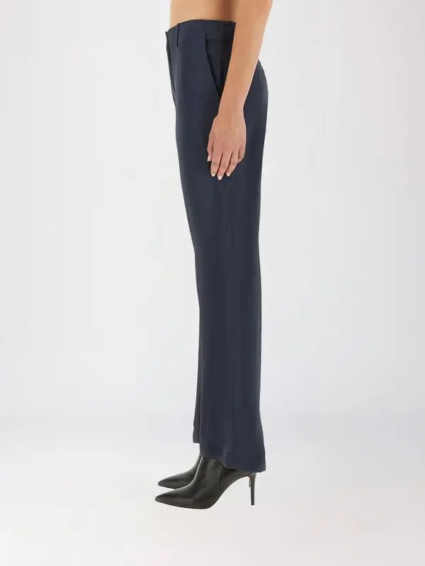 Theory Tailored Wide Leg Trousers - Blue