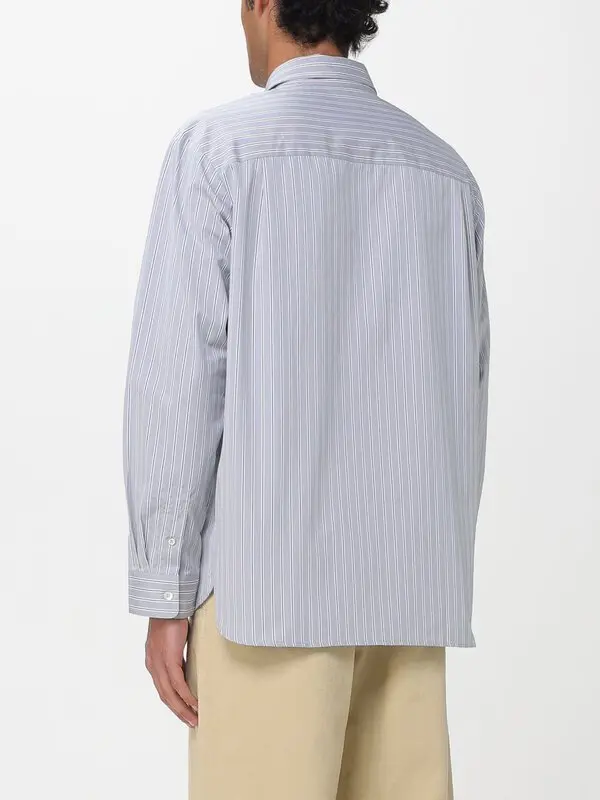 A.p.c. Striped Cotton Shirt - Grey
