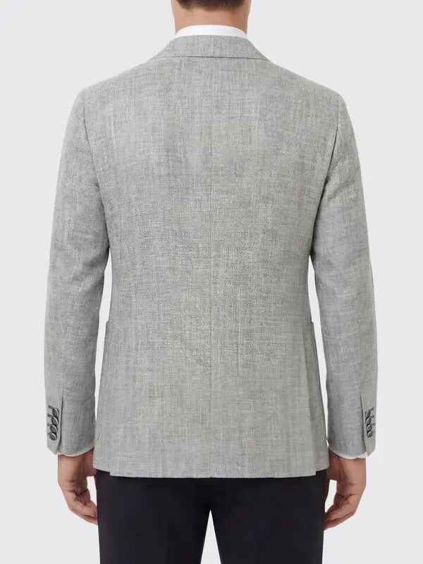 Tagliatore Double Breasted Jacket With Notch Lapels