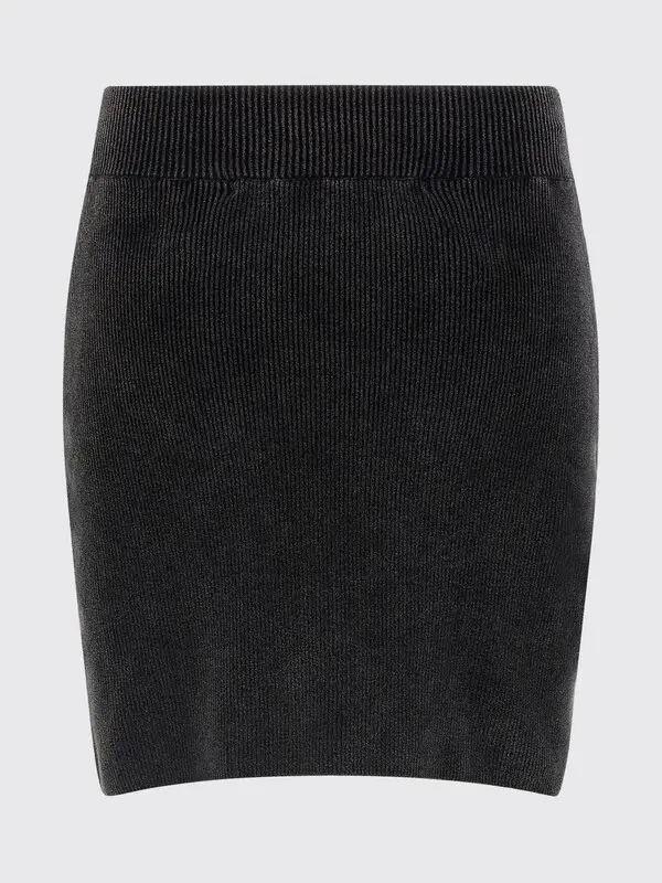 Alexander Wang Ribbed Knit Pencil Skirt - Black